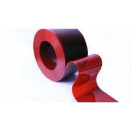 Red low-UV PVC rolls | PVC Strip UK