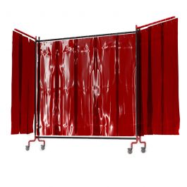 Weld-flex welding screens with frames | PVC Strip UK