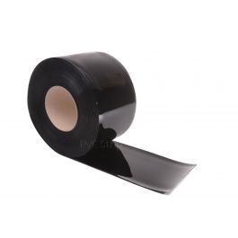 Black PVC strip rolls | PVC Strip UK